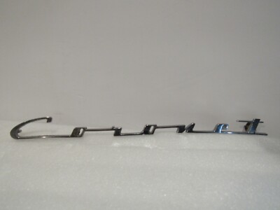 Vintage Coronet Dodge Front Fender Emblem Name Metal Chrome Original | eBay
