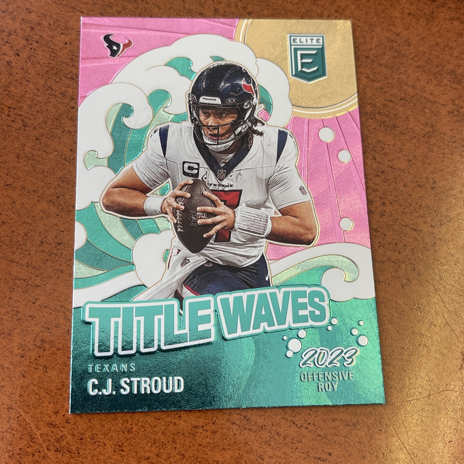 2024 DONRUSS ELITE - CJ STROUD - TITLE WAVES🏈#5 Pink Insert SP Texans | eBay