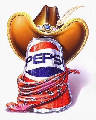 Pepsi # 11 - 8 x 10 - T Shirt Iron On Transfer - Cowboy | eBay
