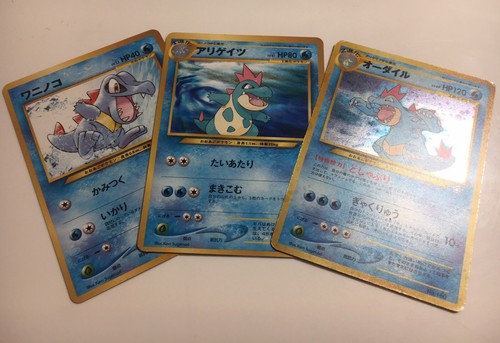 Feraligatr Holo Neo Genesis Evolution Bundle MP Japanese Pokemon Cards ...