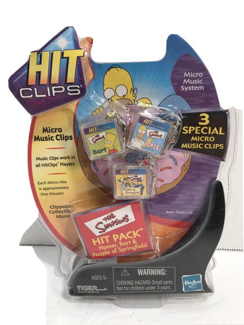 Hit Clips The Simpsons HitClips 3 Pack Bart Homer People Springfield ...