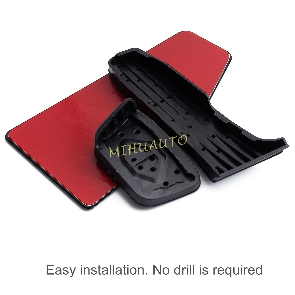 LHD Black Car Footrest Gas Brake Pedal Covers For 2023-2024 Lexus ...