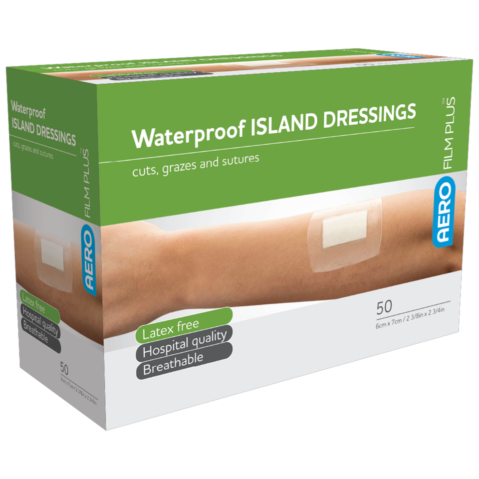 Waterproof Island Dressing 6 x 7cm Box / 50 | eBay Australia
