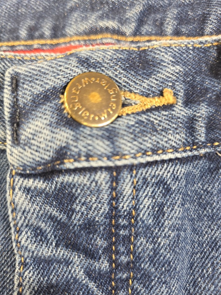 New Wrangler Rugged Wear Thermal Lined Denim Jeans Men’s 34x36 Relaxed ...