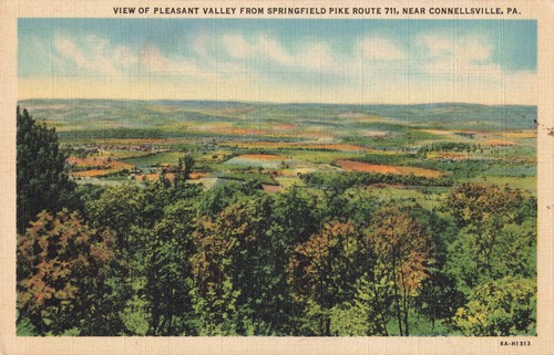 Postcard Pennsylvania Pleasant Valley From Springfield Pike ...