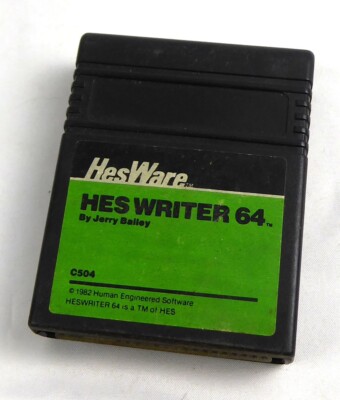 Commodore 64 C64 -- HES WRITE 64 (HES Ware) -- Modul Cart | eBay.de