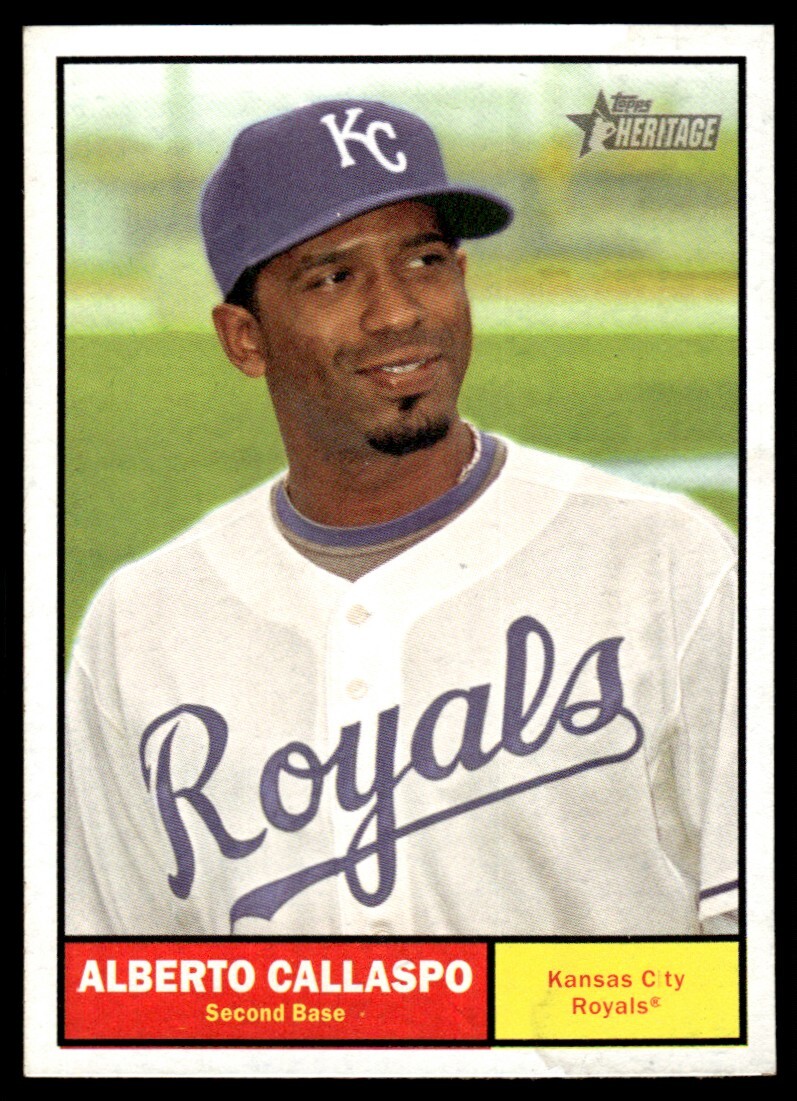 2010 Topps Heritage Alberto Callaspo Kansas City Royals #14 | eBay