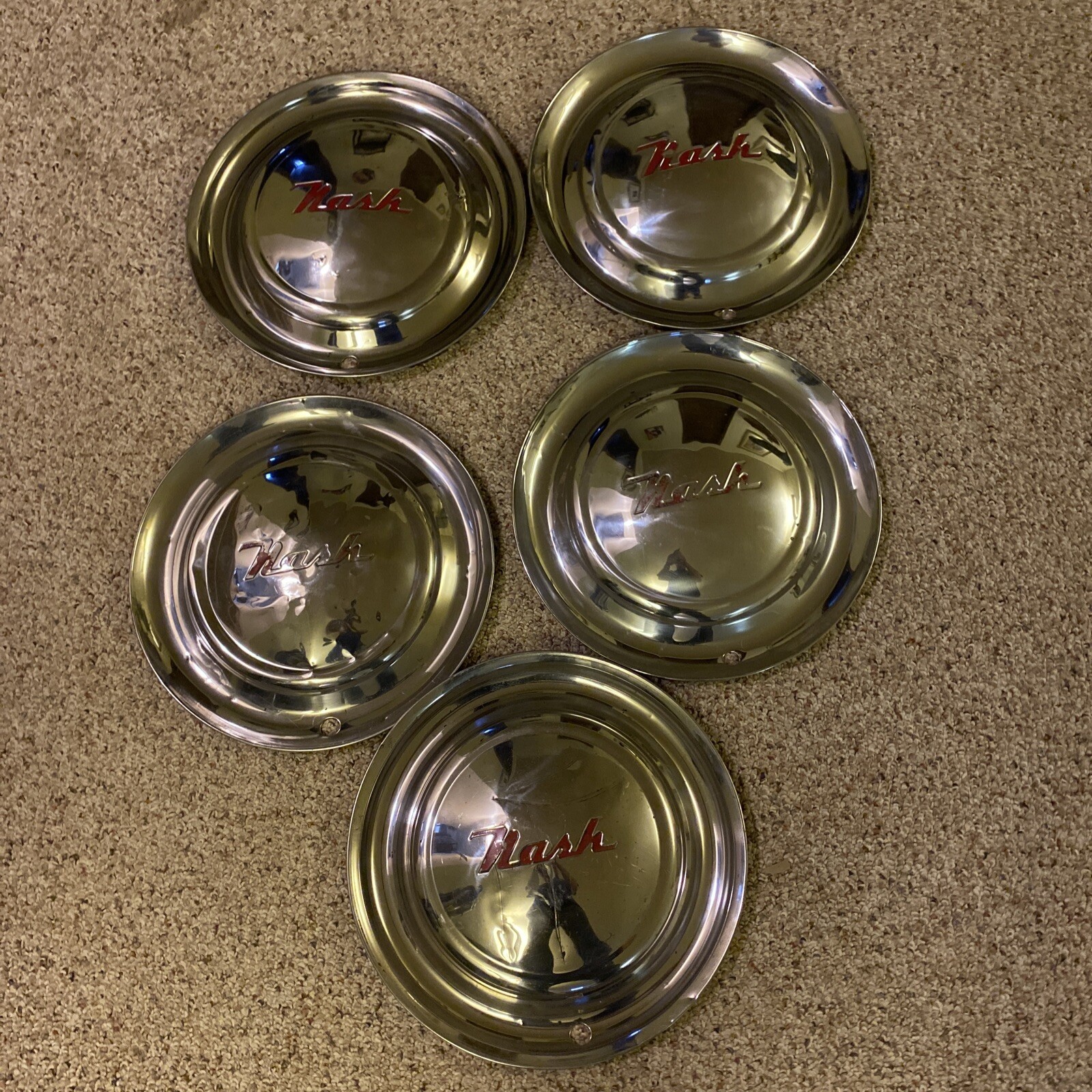 1949 to 1954 Nash Hub Caps 15" Ambassador Statesman Nash Airflyte ...