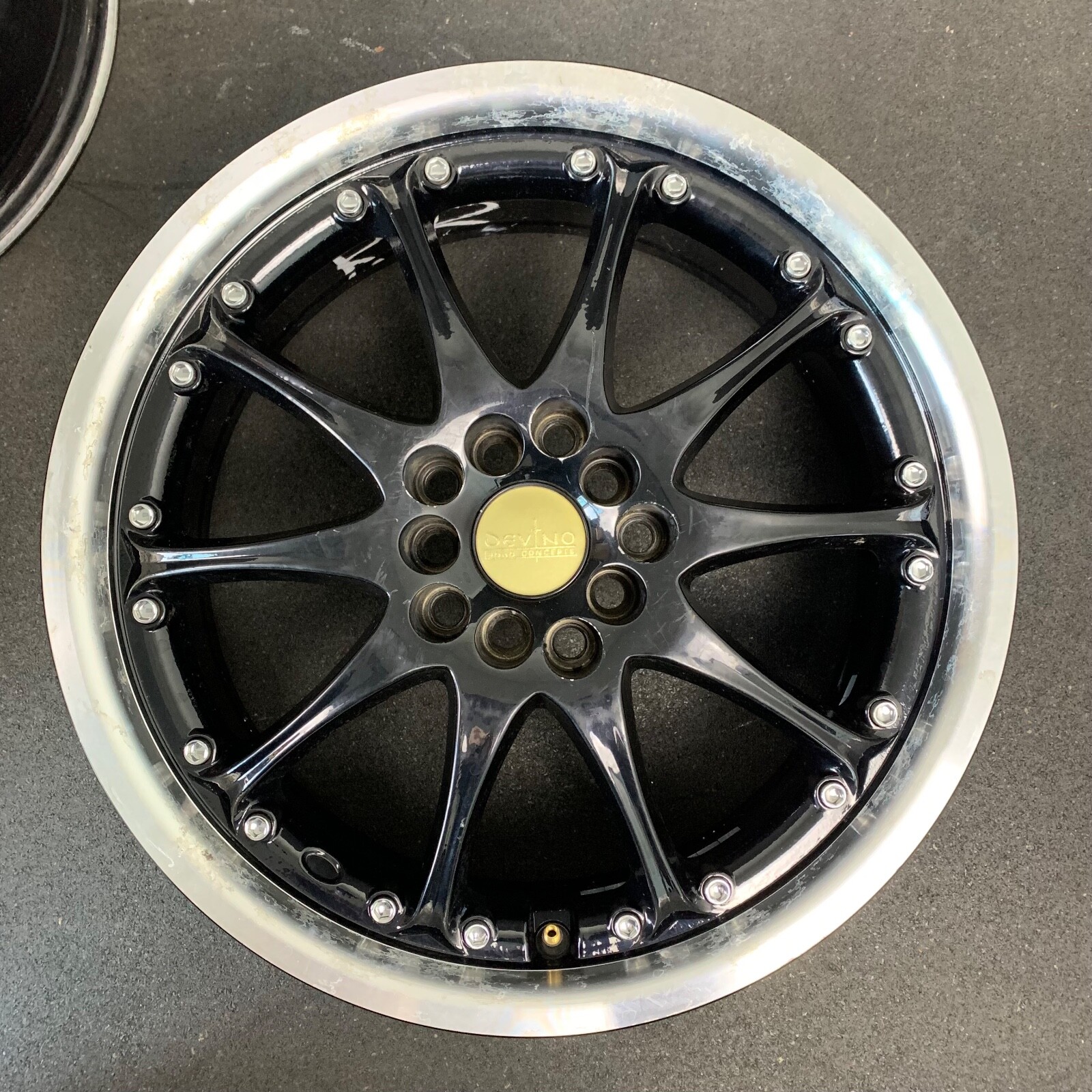 (4) Devino Road Concepts Racing Wheels Rims+Caps 17x7 ET40 5x100/5x114 ...