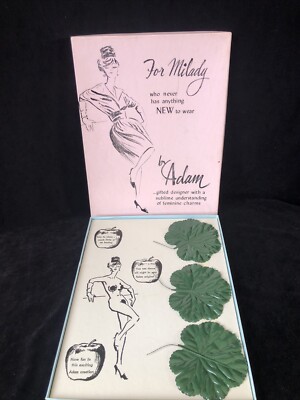 Novelty Fig Leaf Pasties Merkin Gift Set 1962 The Leister Game Co ...