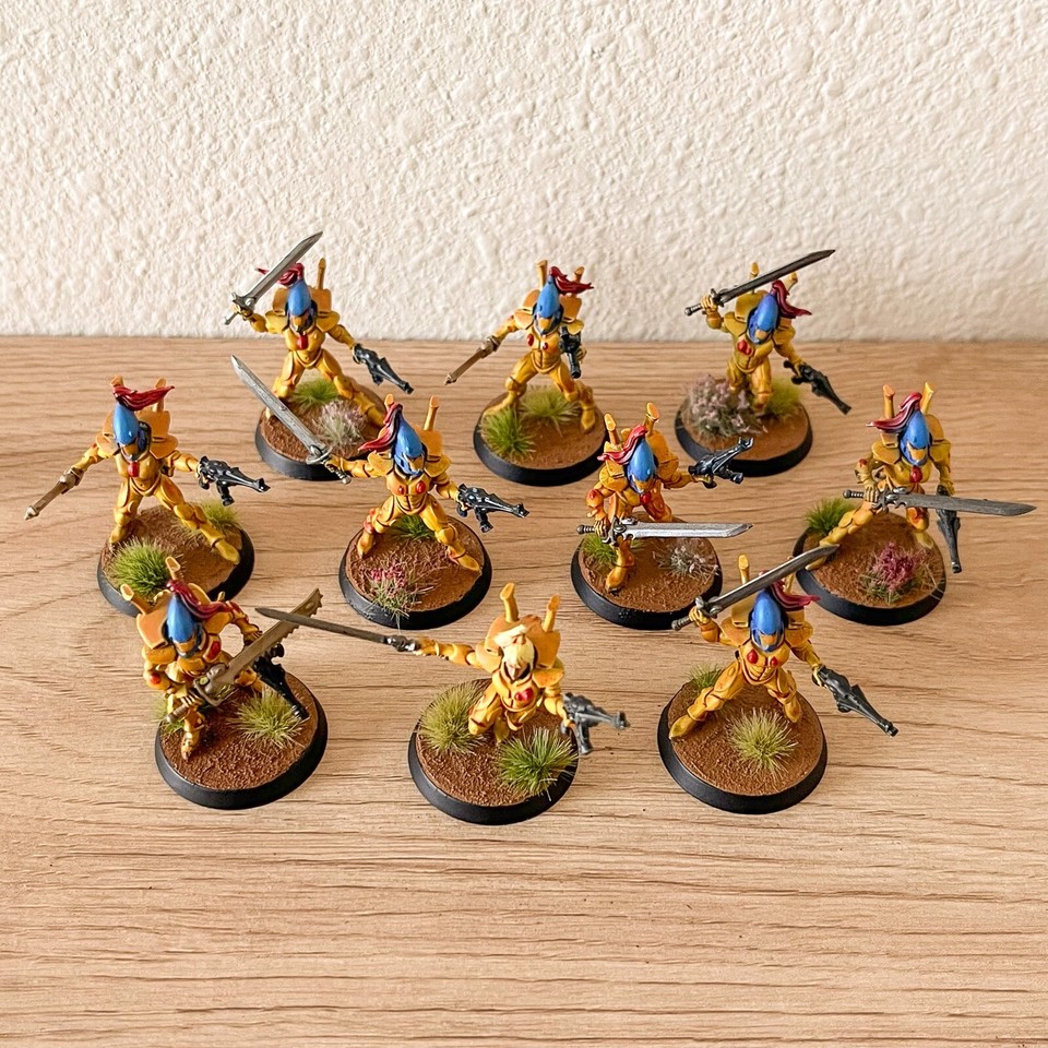Warhammer 40k Aeldari - Painted Eldar Craftworlds Iyanden Army ...