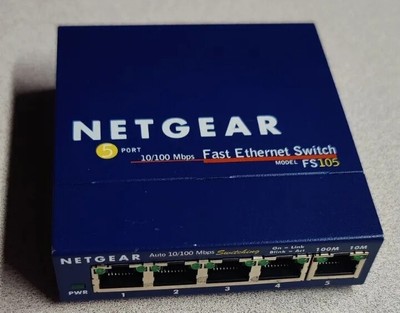 NETGEAR ProSafe 5-Port Gigabit Ethernet Unmanaged Switch (FS105 v2) | eBay