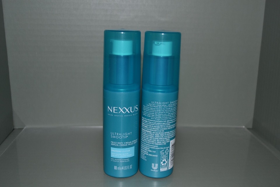 (2) Nexxus Ultralight Smooth Frizz Defy Cream Serum, 4 fl oz Each | eBay