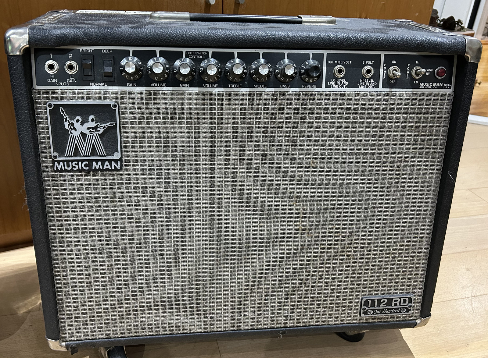 Music Man 112 RD ONE HUNDRED guitar amp 1 X 12" speaker/1979 model | eBay