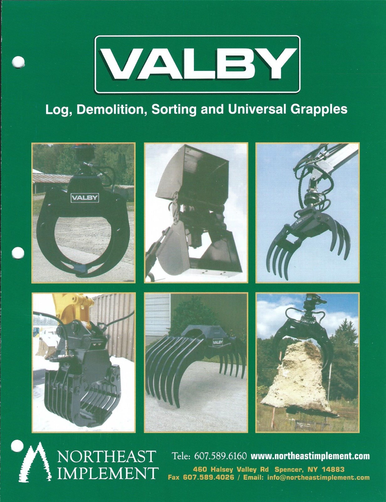 Equipment Brochure - Valby - Log Demolition Tractor et al Grapple 3 ...