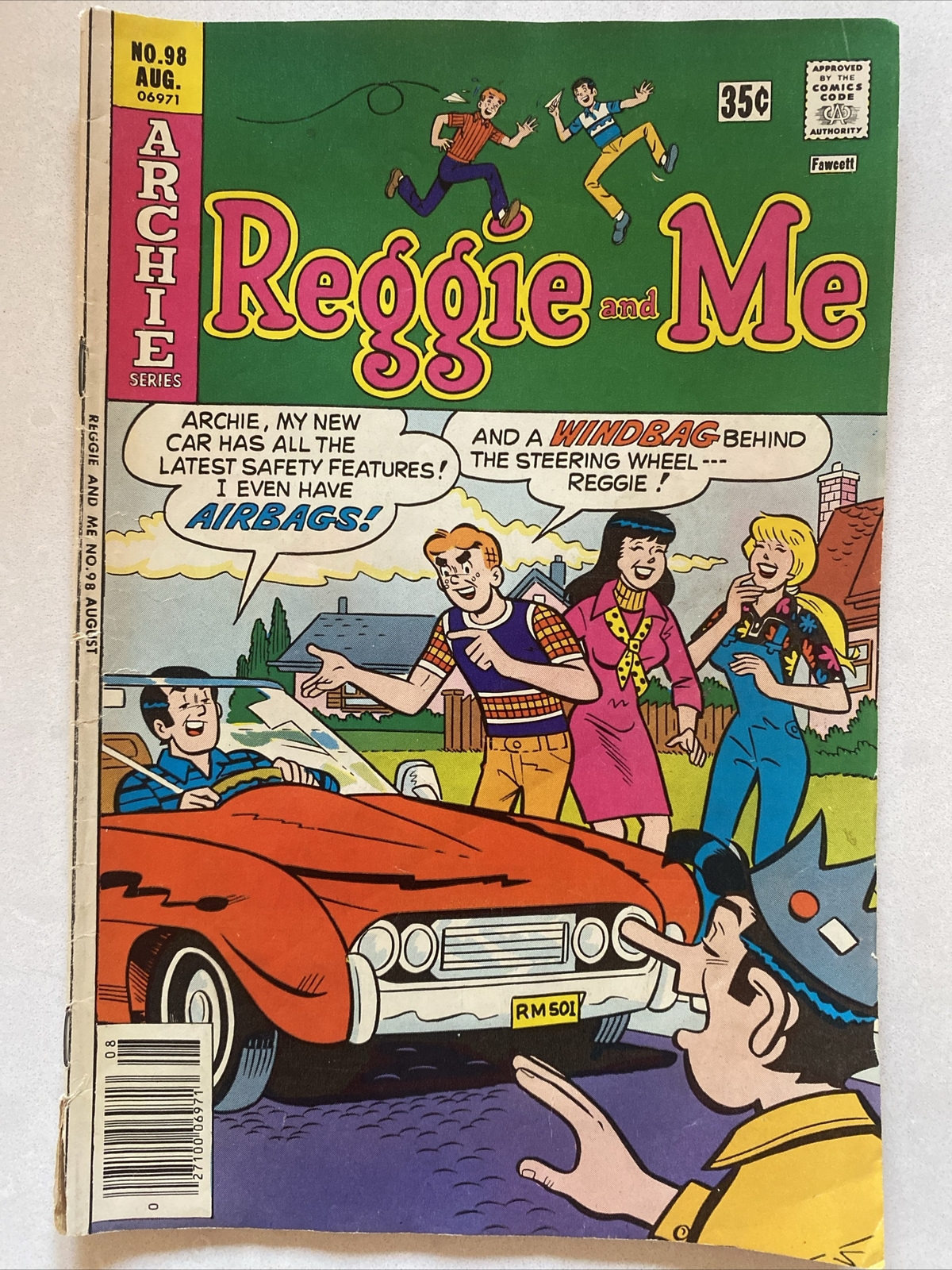 Fawcett Archie Series. Reggie and Me #98 August 1977 | eBay