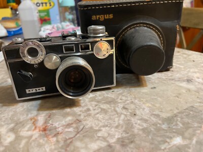 Black Vintage Argus camera 50 MM f3.5 coated cintar | eBay