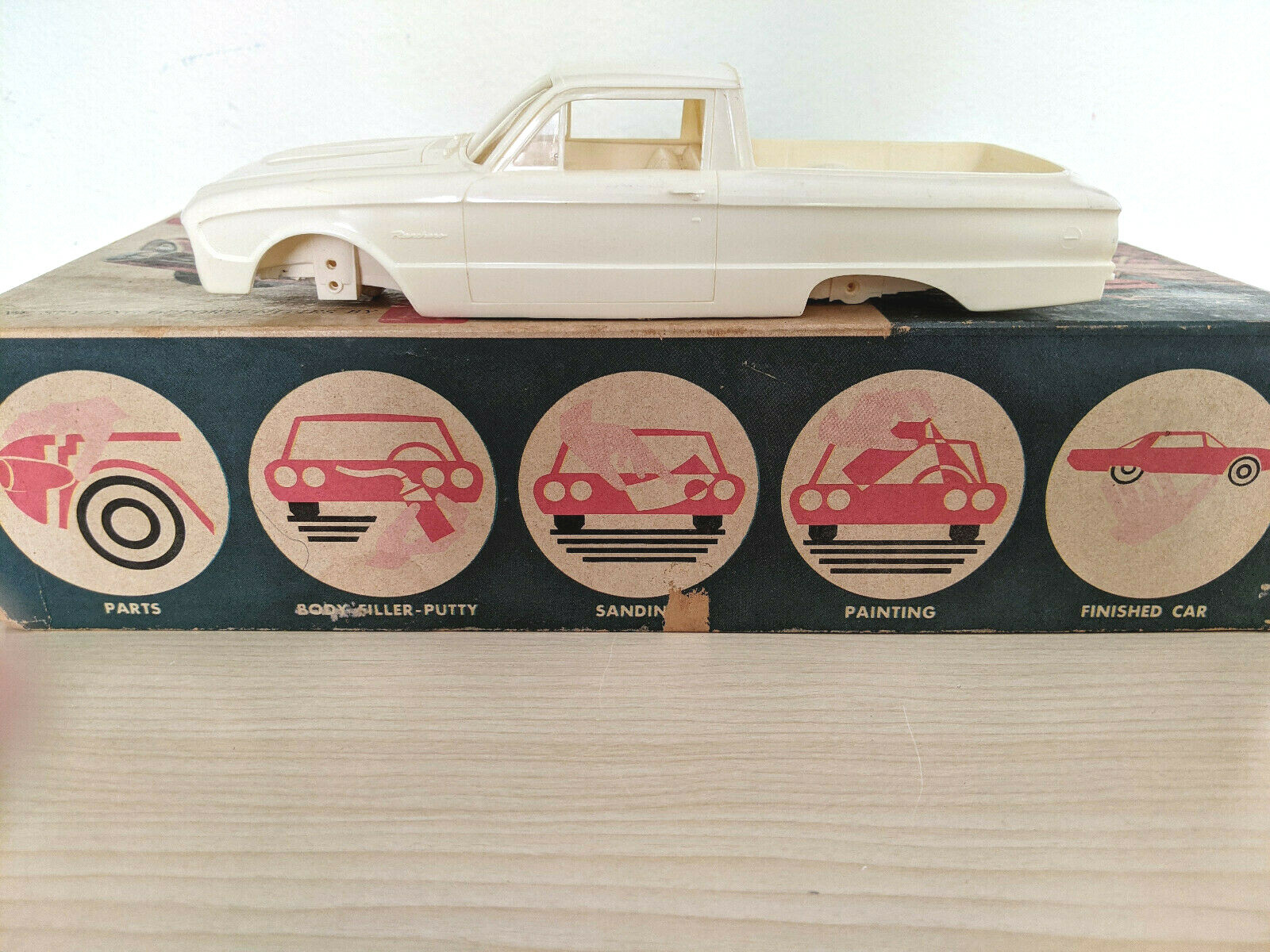 L@@K! "ORIGINAL ISSUE" AMT *STYLINE KIT "1961 FORD RANCHERO PICKUP ...