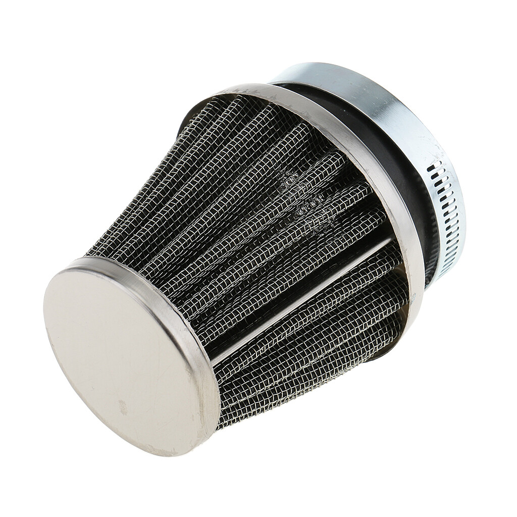 50mm Universal Car Motorcycle Cone Air Intake Filter Cleaner with Clamp ...