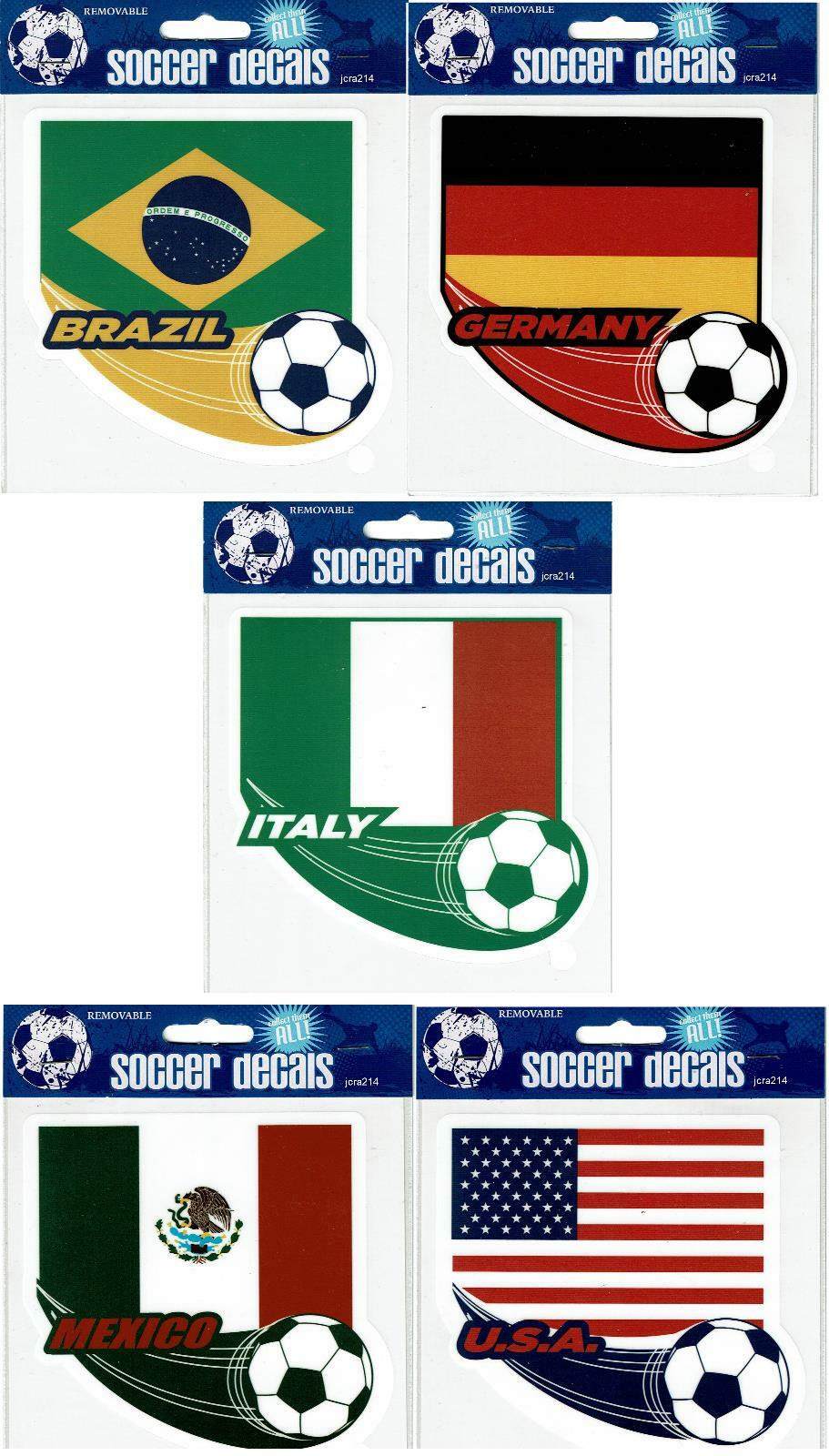 FIFA World Cup Soccer Decal Sticker Car Van Truck Kalan USA Italy ...