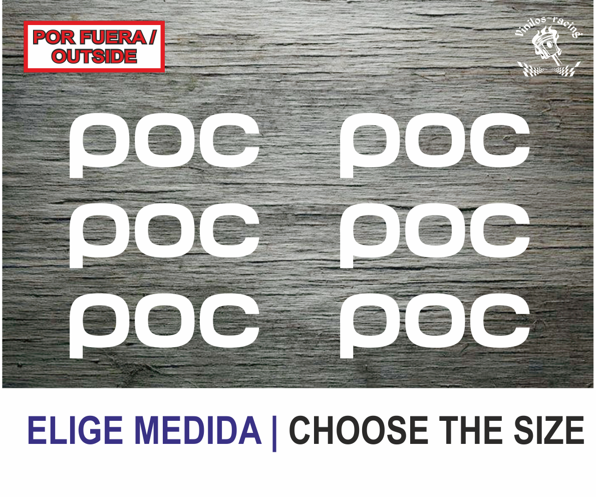 Sticker Vinilo Decal Vinyl Aufkleber Autocollant Poc Snow Helmet Casco ...