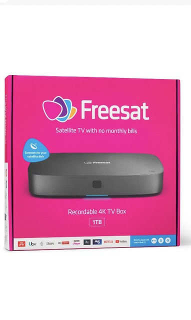 FREESAT UHD-4X Smart 4K Ultra HD 1TB Digital TV Recorder for sale ...