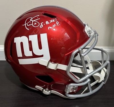 🔥 Phil Simms Signed NY Giants Full Size FLASH Rep Helmet w/SB MVP ...