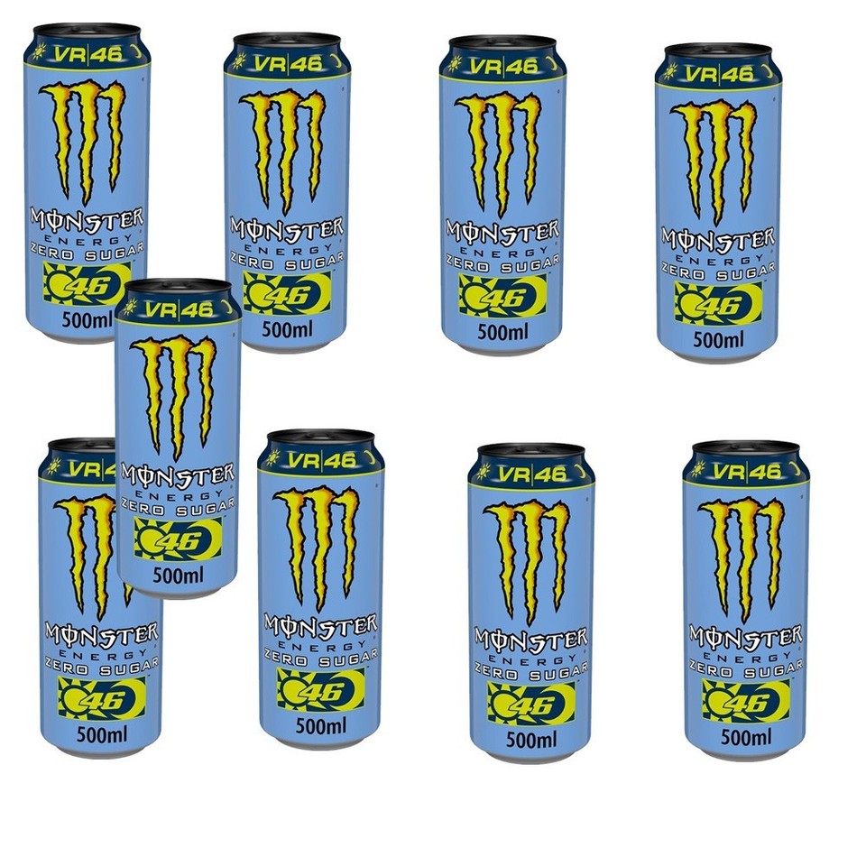 Monster Energy Drink Rossi VR46 12 x 500ml Zero Sugar Fresh stock Free ...