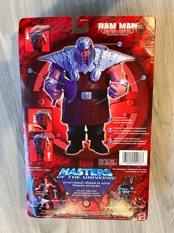 Masters of the Universe RAM MAN Figure Mattel 200X MOTU | eBay
