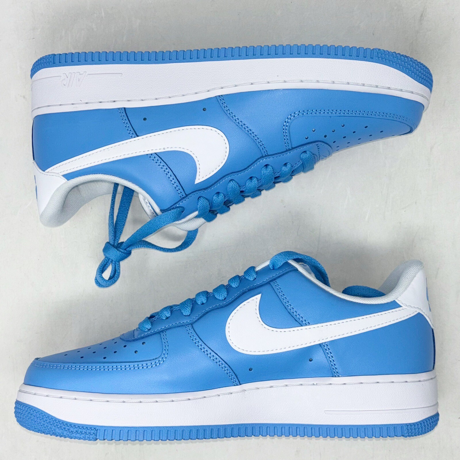 Nike Air Force 1 UNC University Blue Sneakers, Size 7.5 / 9W BNIB ...