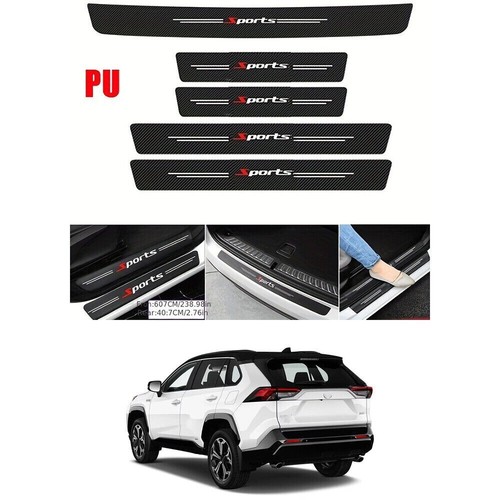 For Toyota RAV4 Accessories Protector Door Sill Scuff Plate Car Sticker ...