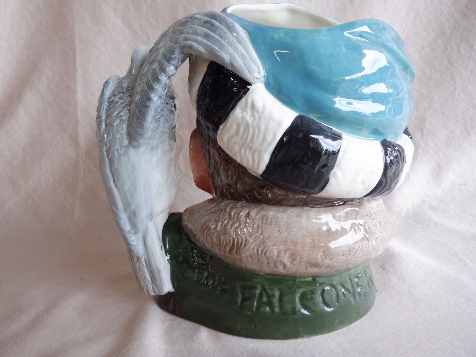 Royal Doulton Falconer Character Jugs-Set of 3-Lg. D6533 Sm. D6540 Mini ...