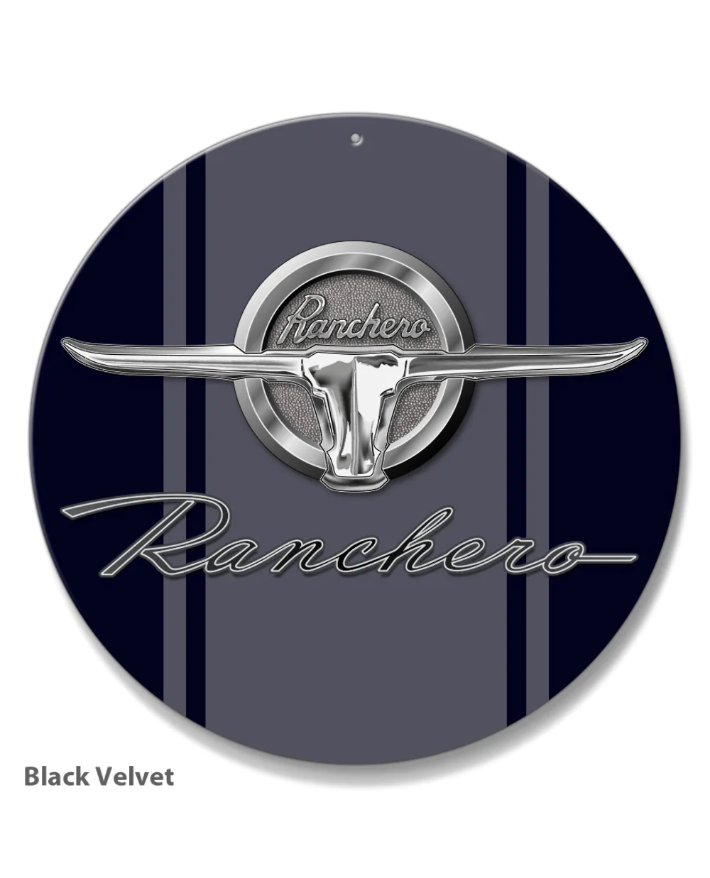 1964 - 1965 Ford Ranchero Emblem Round Aluminum Sign - Aluminum - 14 ...