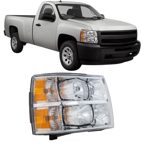 For Chevy Silverado Headlight 2007-2013 Passenger Side For GM2503280 ...