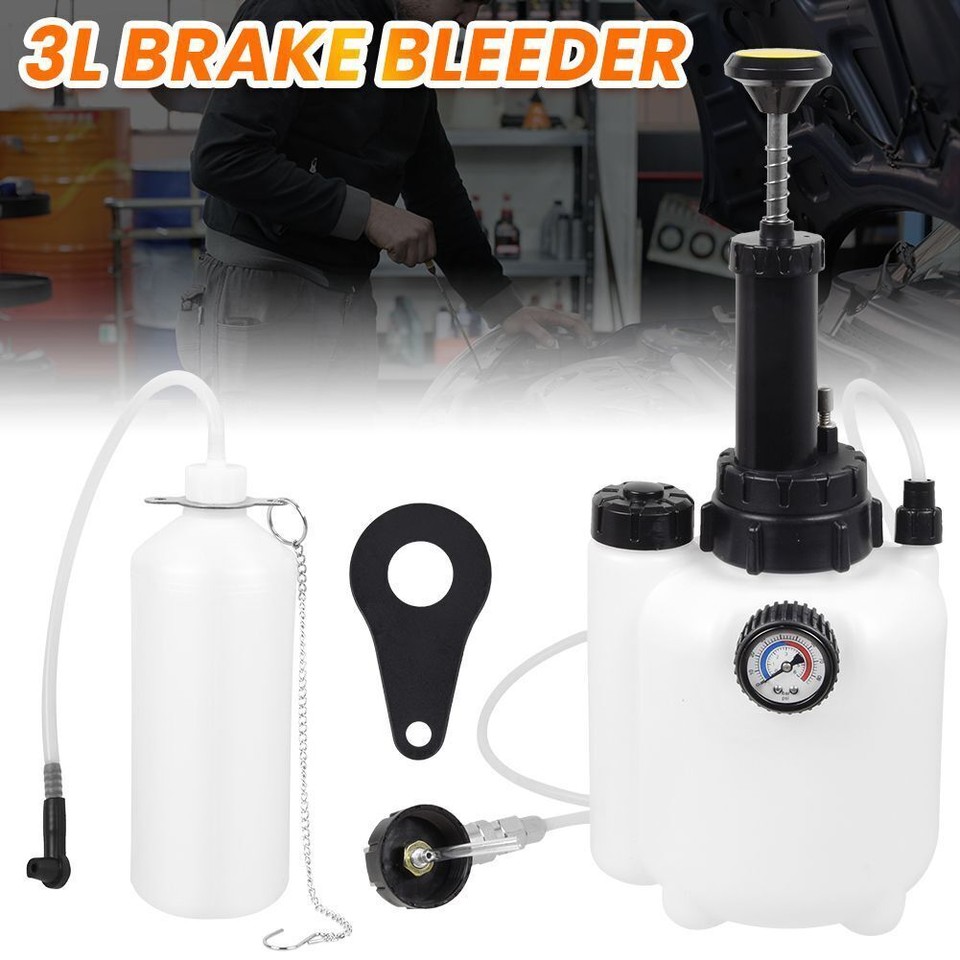 3L Brake System Clutch Fluid Pressure Bleeder Bleeding Device Kit Car ...
