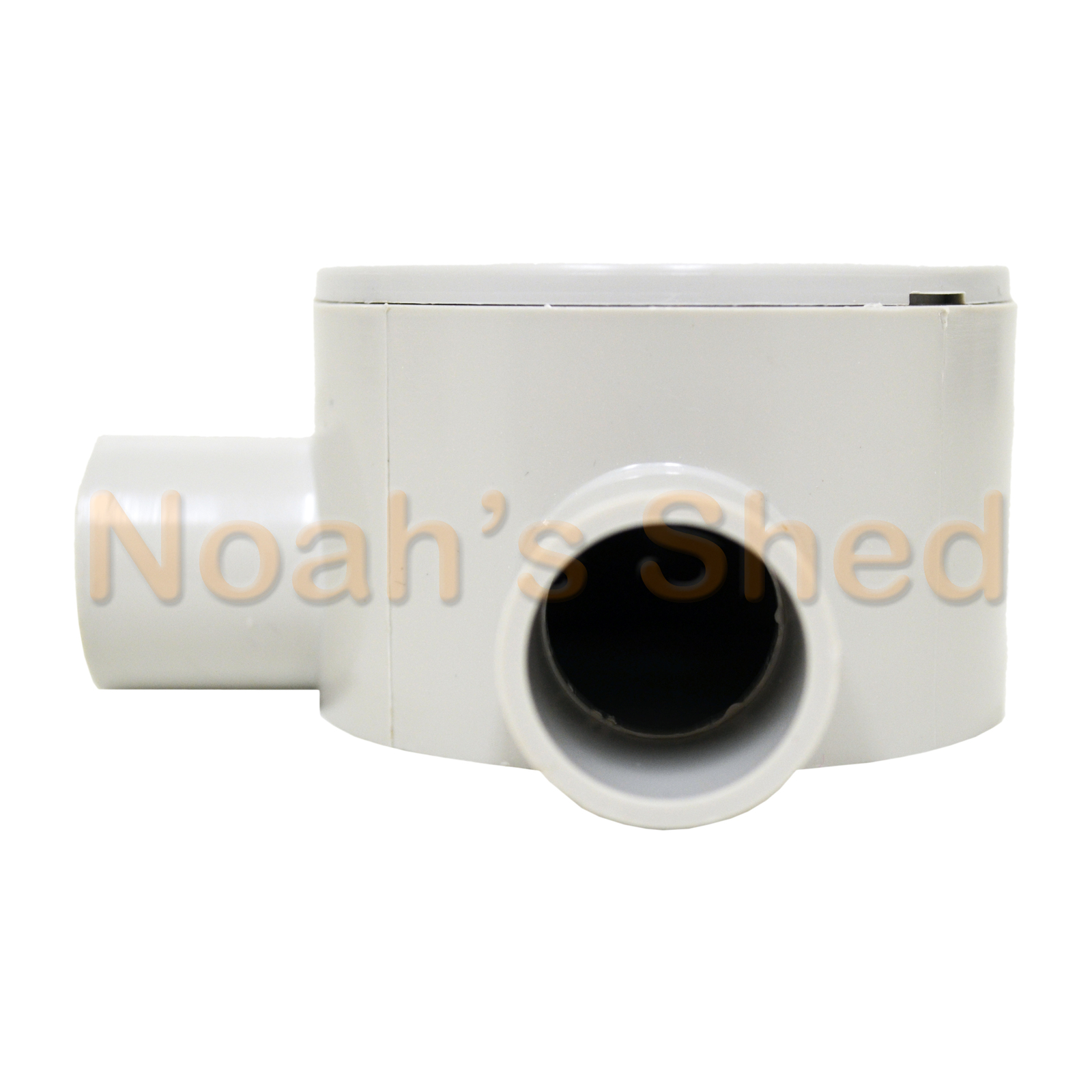 BONZA Right Angle Junction Box Shallow Round Conduit Electrical Cable ...