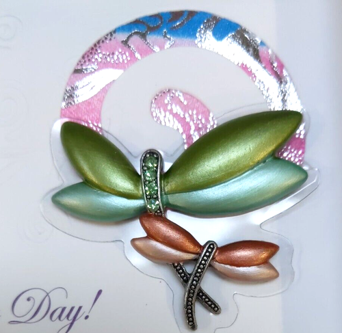 2007 Patricia Darling Dash Dragonfly Pin Brooch Blank Inside Card NEW ...