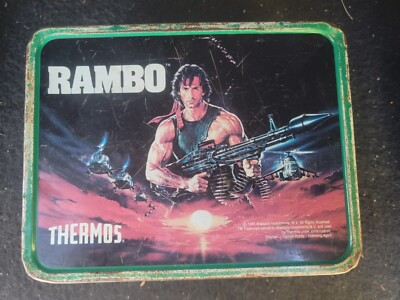 Vintage 1985 Rambo Metal Lunchbox with NO THERMOS | eBay