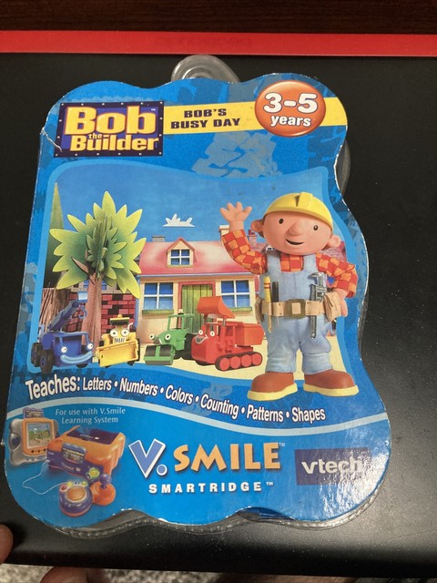 VTech Vsmile Bob The Builder Bob's Busy Day Learning Game Cartridge A94 ...