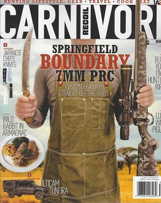 Carnivore RECOIL Magazine Issue # 10 2024 Hunt, Cook, Eat | eBay