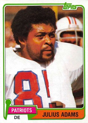 1981 Topps #139 Julius Adams NM-MT Patriots | eBay