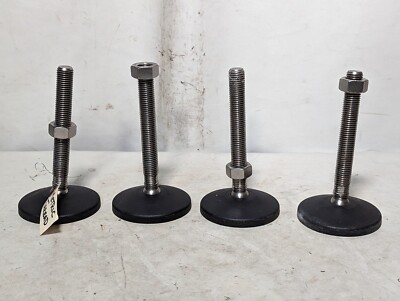 Lot of four threaded feet, 20 mm diameter, 180 mm tall | eBay