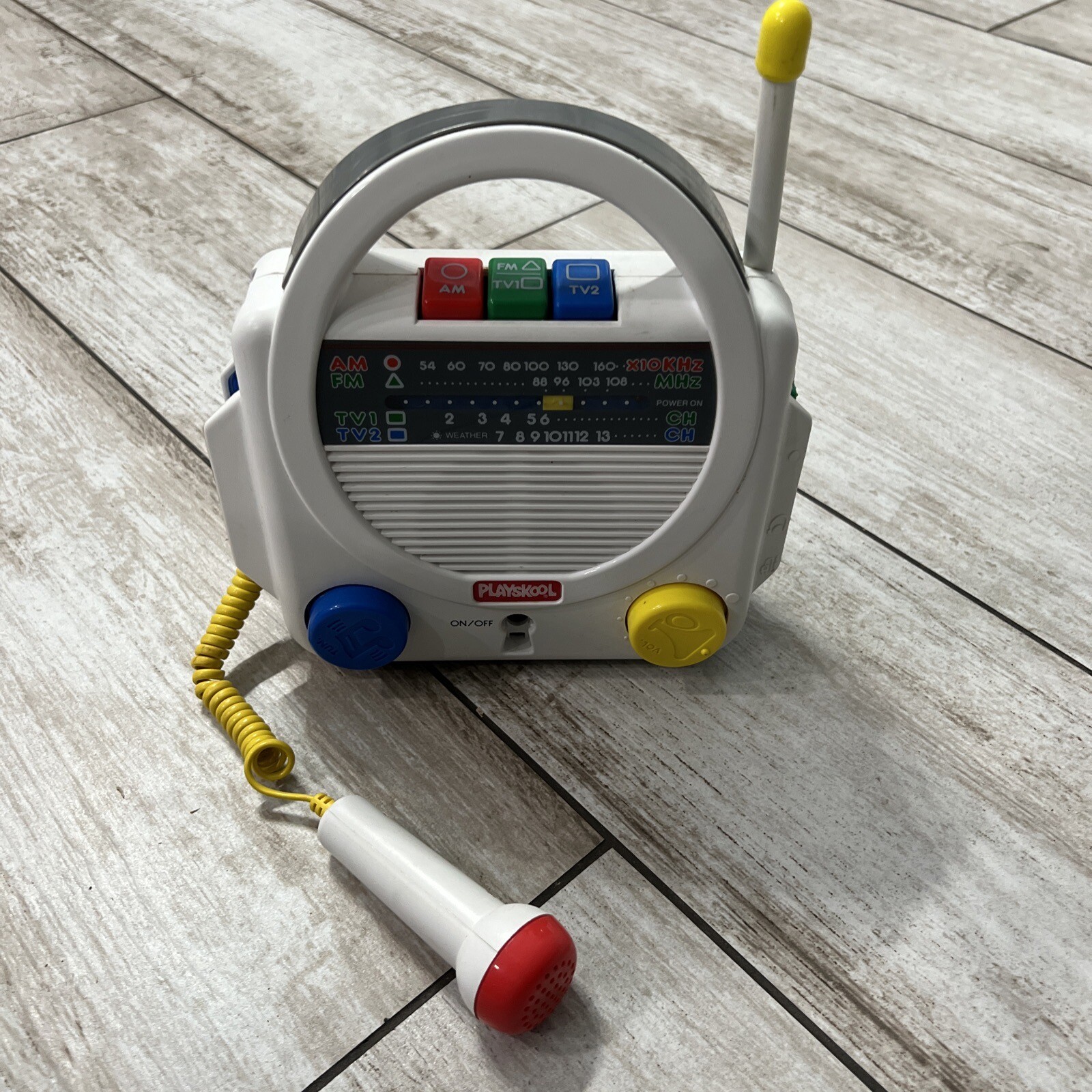 Playskool AM/FM/TV Microphone PS 240 Rare 80s Untested As Is | eBay