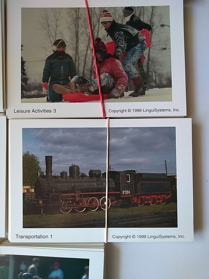 LinguiSystems 1999 Language Photo Picture Communication Cards 4x6 ...