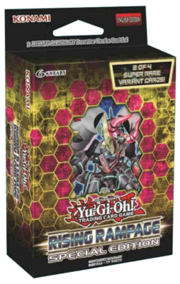 YuGiOh RISING RAMPAGE Special Edition BOOSTER 3x Card Packs +2 Foil TCG ...
