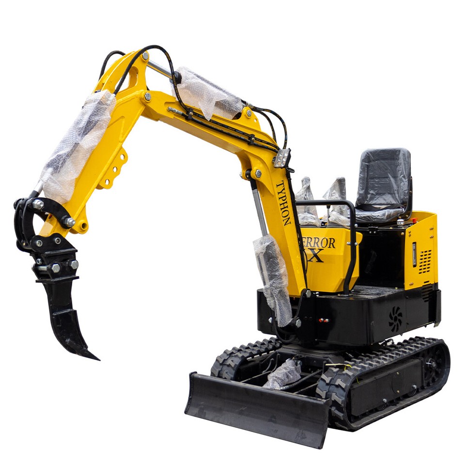 TYPHON Terror X Storm Mini Excavator – 1 Ton Trench Digger w Canopy ...