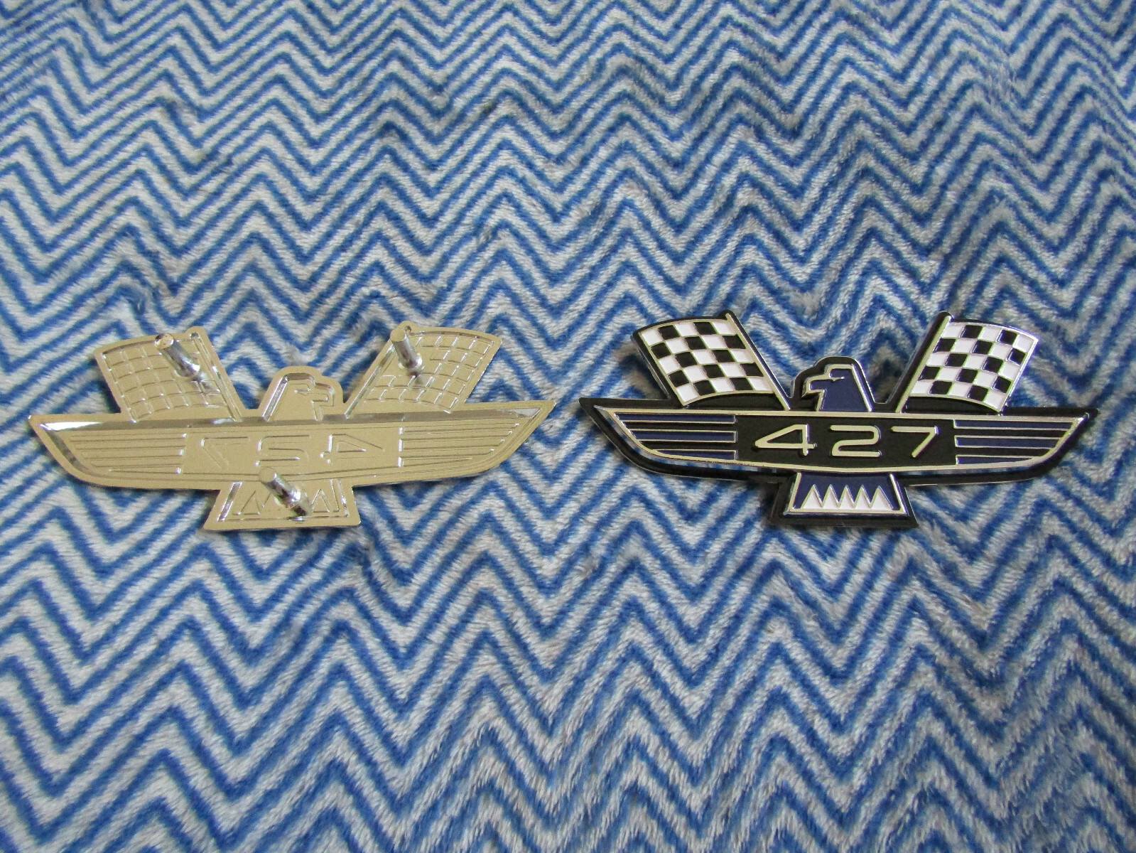 FORD GALAXIE THUNDERBIRD MUSTANG FAIRLANE EAGLE BIRD 427 EMBLEMS SET ...