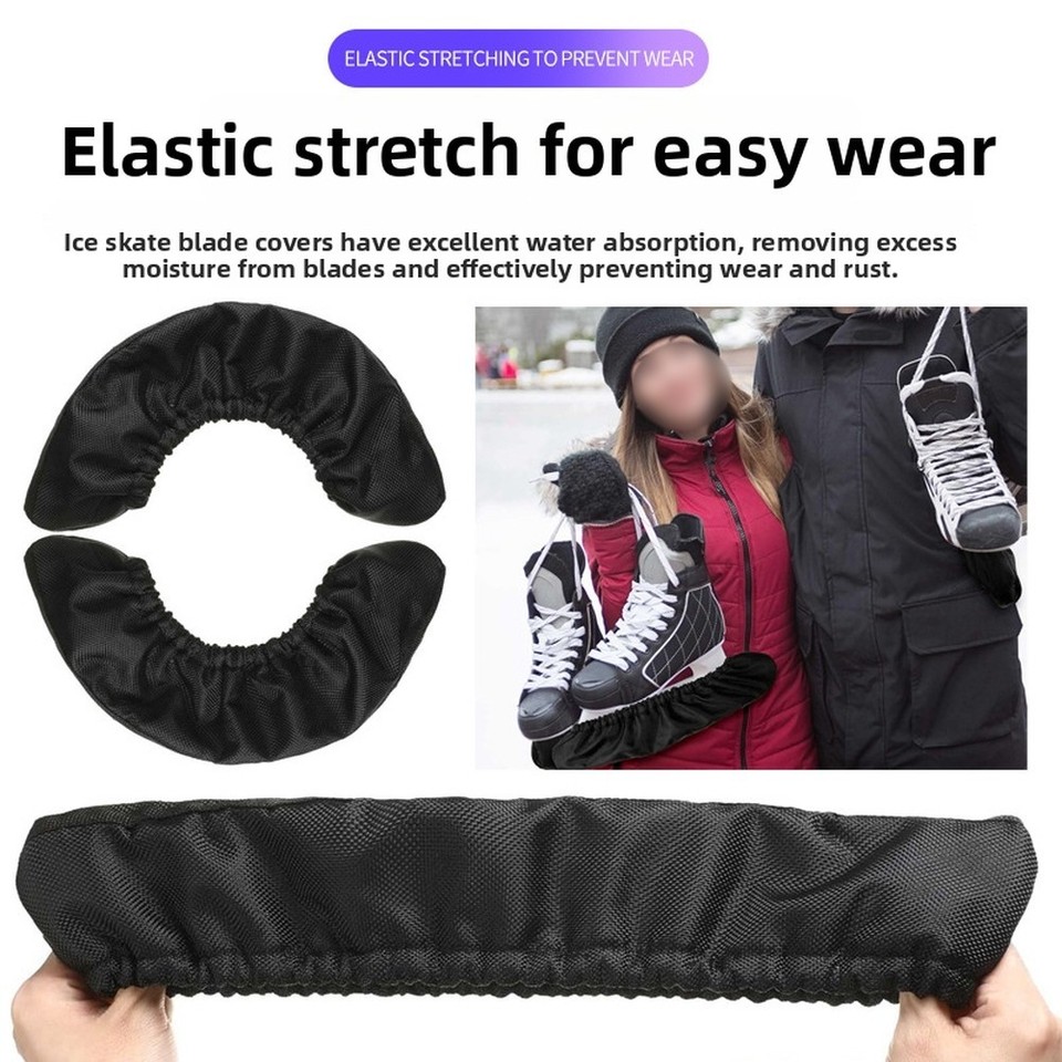 2 Pcs Roller Skate Blade Covers Thick Microfiber Absorbent Blade Sheath ...