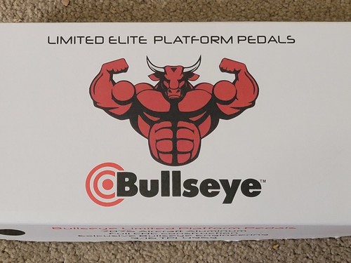 new Bullseye Elite black platform bmx bike pedals 9/16 | eBay