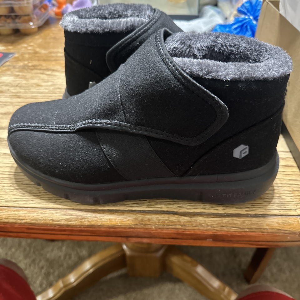 FitVille Men's Easy top Diabetic Boots V1 Us-Men 10W | eBay